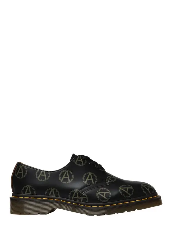 Dr. Martens 3-eye Lace Up Shoe - Black/olive