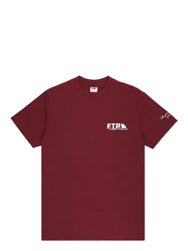 FTP Diamond Dealer Tee Shirt - Maroon