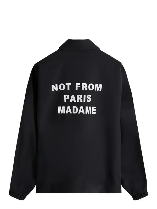 Drole De Monsieur La Veste Slogan - Black