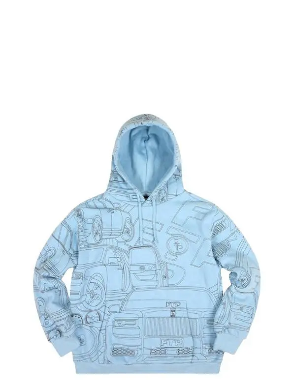 FTP Printed Pullover - Sky Blue