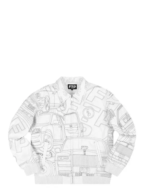 FTP Big Body Leather Jacket - White