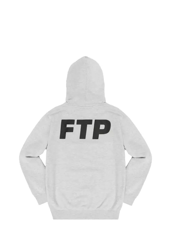 FTP Puff Print Logo Pullover - Heather Grey