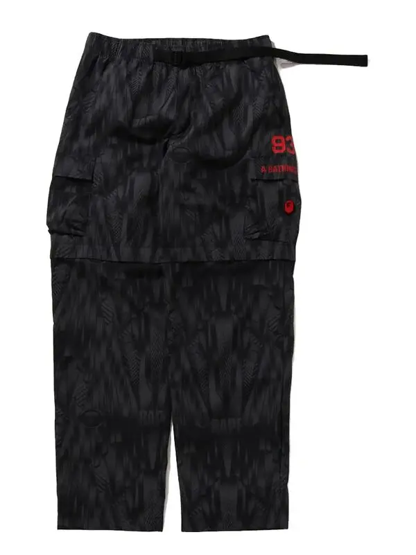 A BATHING APE Speed Racer Detachable Pants - Black