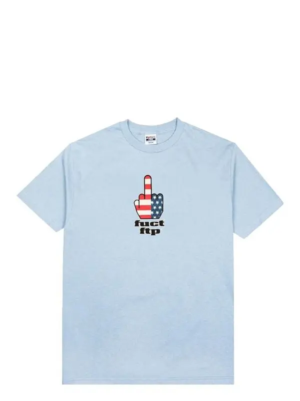 FTP X Fuct Ftw Finger Tee Shirt - Powder Blue
