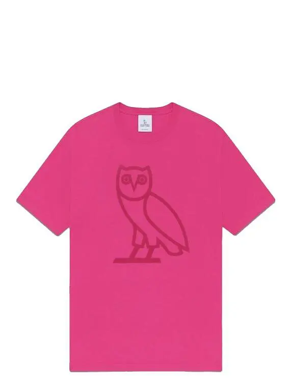 OVO Valentine's Sweeterman Og Owl T-shirt - Fuschia