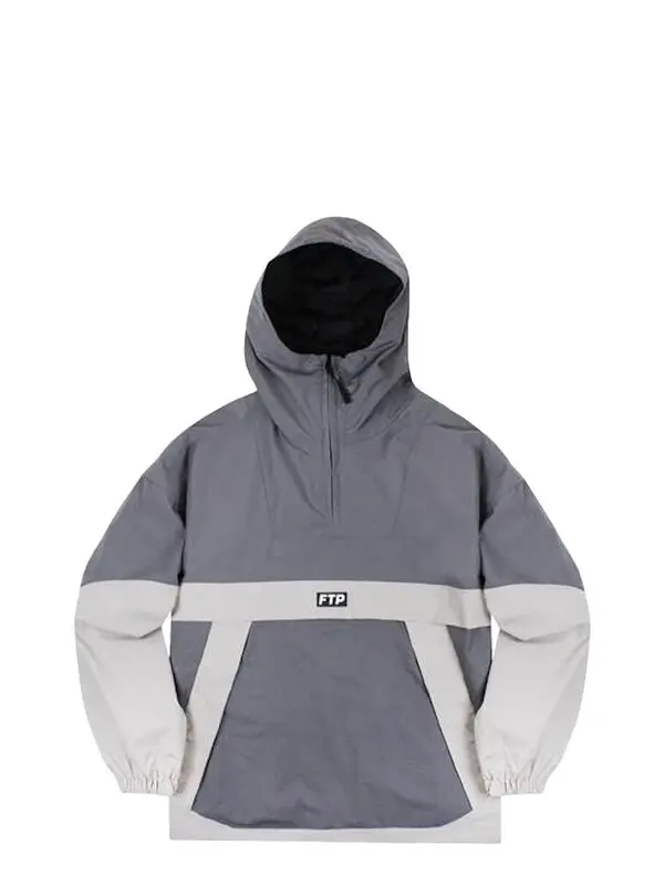 FTP Two Tone Waterproof Anorak - Grey
