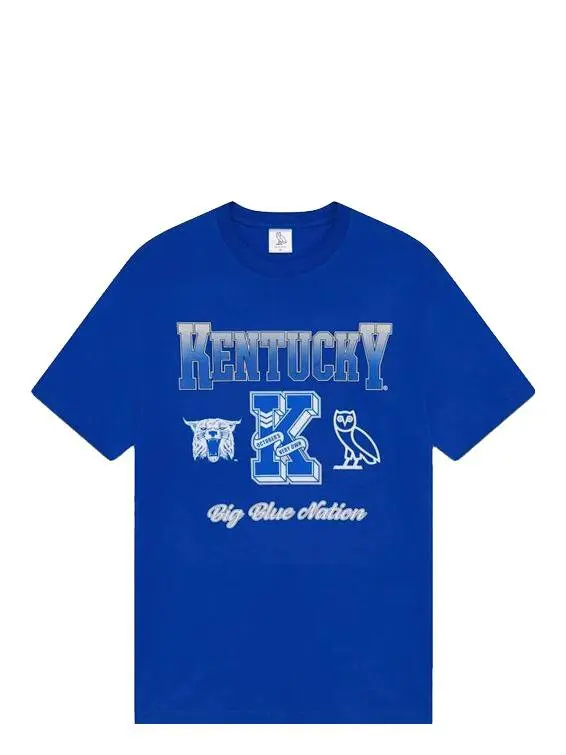 OVO X Ncaa Kentucky Wildcats T-shirt - Blue