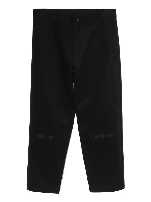 A BATHING APE Loose Fit Chino Pants - Black