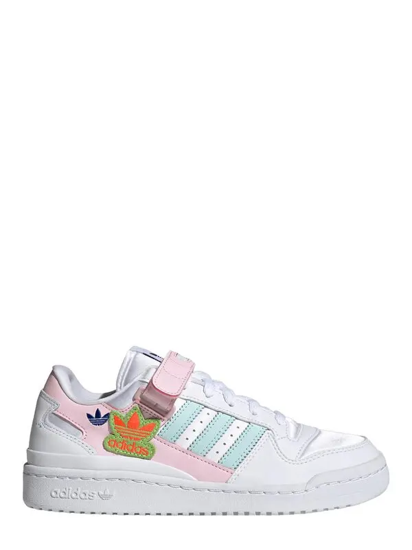 Adidas Forum Low Sneakers - Cloud White/clear Pink/halo Mint