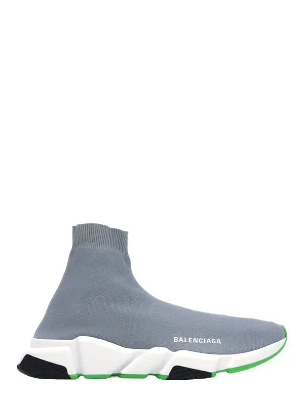 Balenciaga Speed Trainer - Grey/green