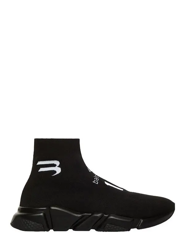 Balenciaga Speed 10in Sneakers - Black/white