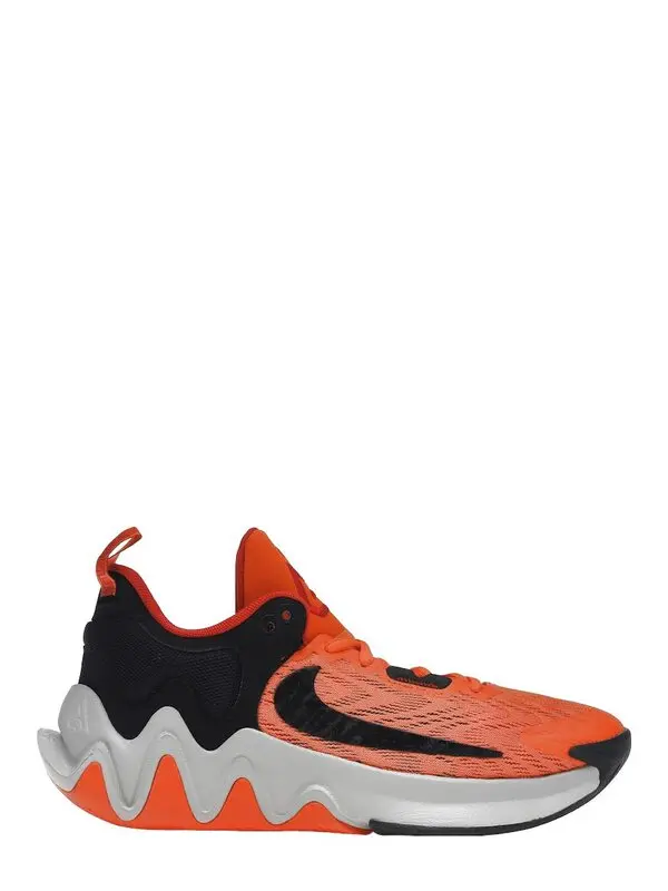 Nike Giannis Immortality 2 Lighthouse Of Alexandria Sneakers - Safety Orange/grey Fog/university Red