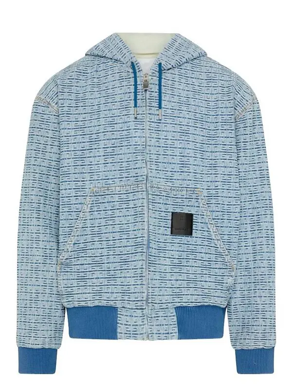 Givenchy Hooded Denim Jacket - Blue