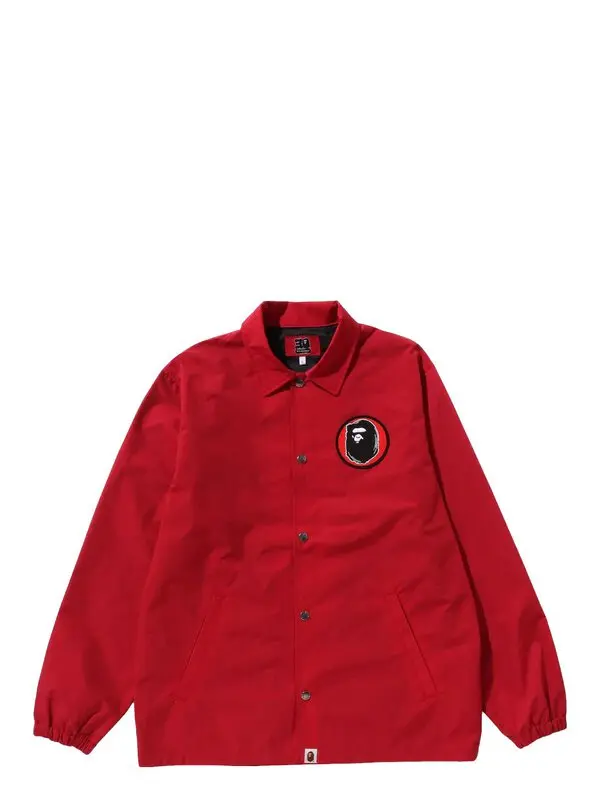A BATHING APE 30th Anniversary Senjya Fuda Coach Jacket - Red