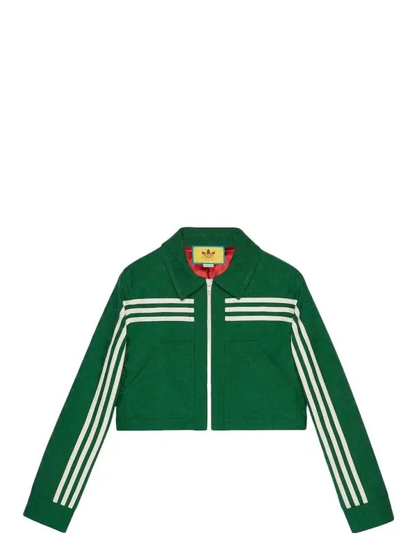 Gucci X Adidas Jacquard Jacket - Green