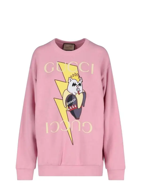 Gucci X Bananya Printed Sweatshirt - Pink