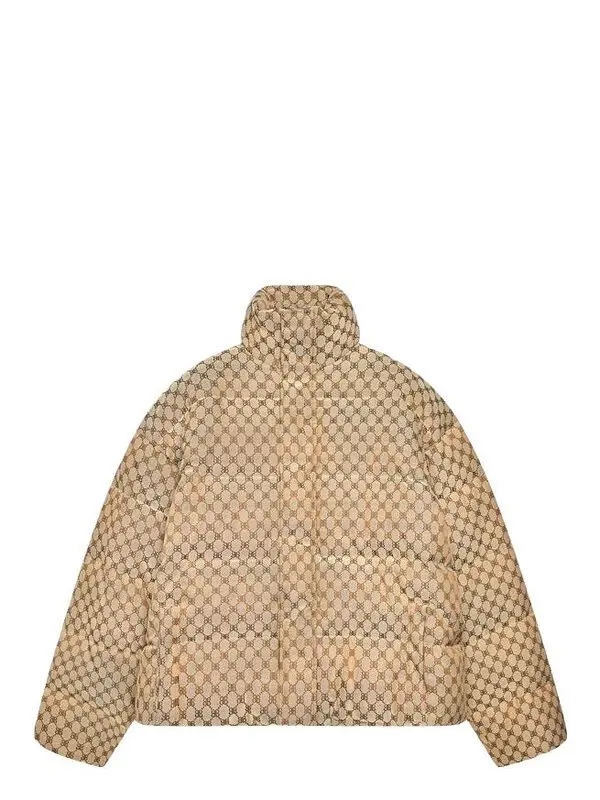 Gucci Hacker Bb Puffer Jacket - Beige