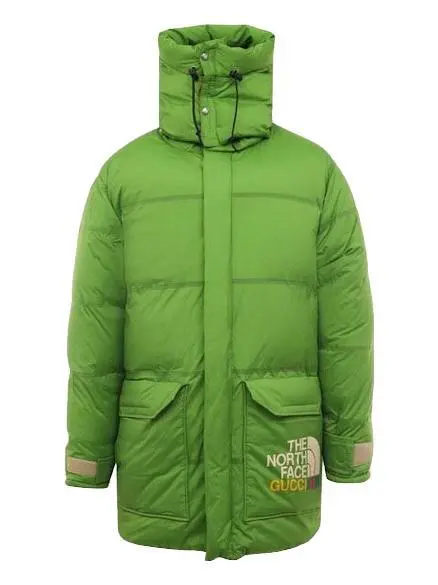 Gucci X The North Face Down Parka - Adder Green
