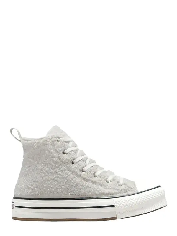 CONVERSE Chuck Taylor All Star Hi Eva Lift Platform Sherpa - Light Bone/vintage White/black