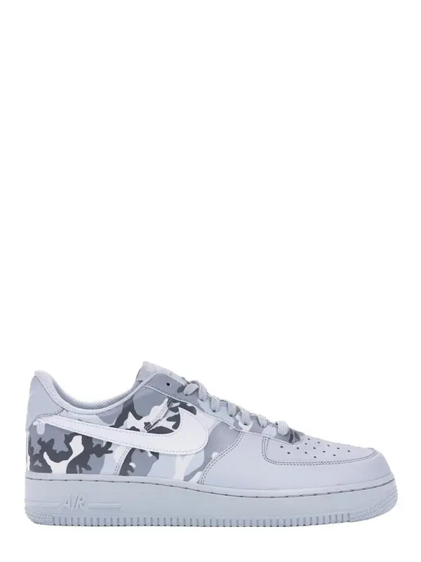 Nike Air Force 1 Low Winter Camo Sneakers - Pure Platinum/white