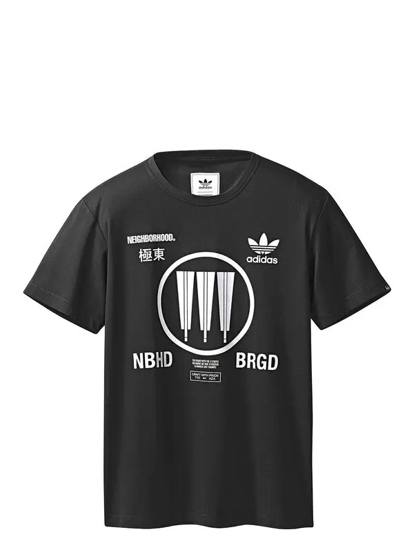 Adidas Neighborhood Logo Ssl Tee Shirt - Black
