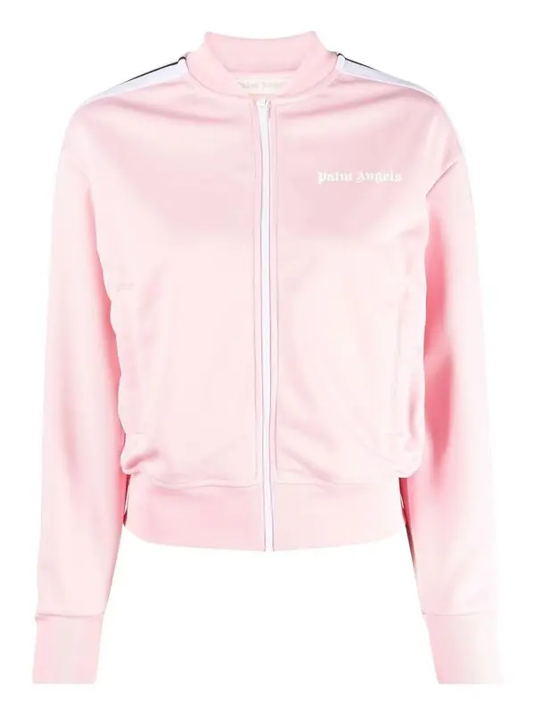 Palm Angels Logo Print Track Jacket - Light Pink