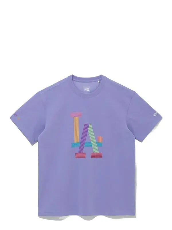 New Era X Bts X Mlb Dynamite Los Angeles Dogers T-shirt - Lavender