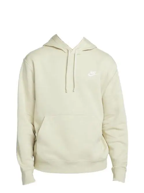 Nike Sportswear Club Fleece Pullover Hoodie - Rattan/white