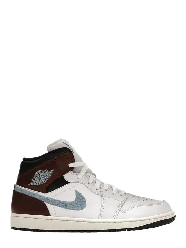 JORDAN 1 Mid Se Sneakers - White/blue Grey/black