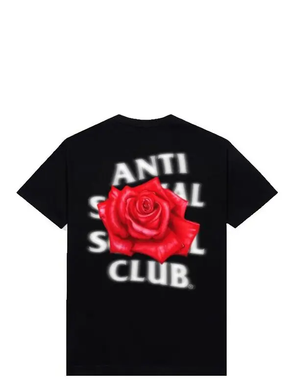 ANTI SOCIAL SOCIAL CLUB Roses Are Red Tee Shirt - Black