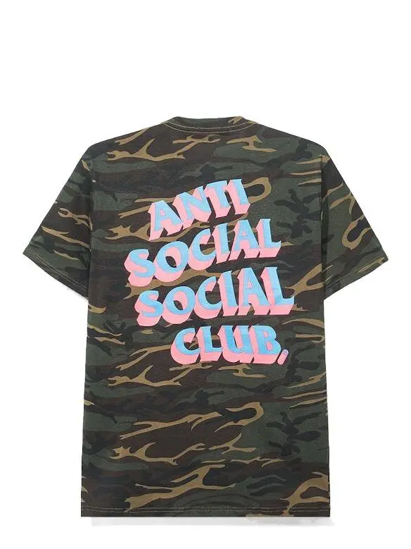 ANTI SOCIAL SOCIAL CLUB Popcorn Tee Shirt - Camo