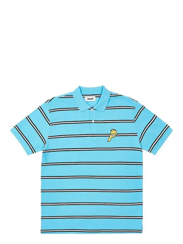 PALACE X Spitfire Polo Shirt - Blue