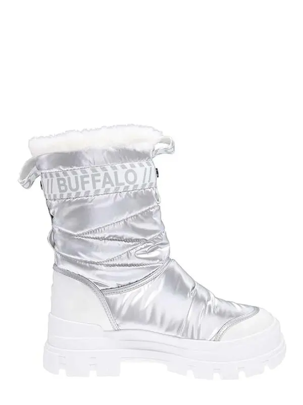 BUFFALO Aspha Quilt Snowboot - Silver/white