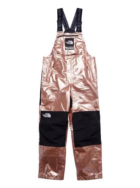 Supreme The North Face Metallic Mountain Bib Pants - Rose Gold
