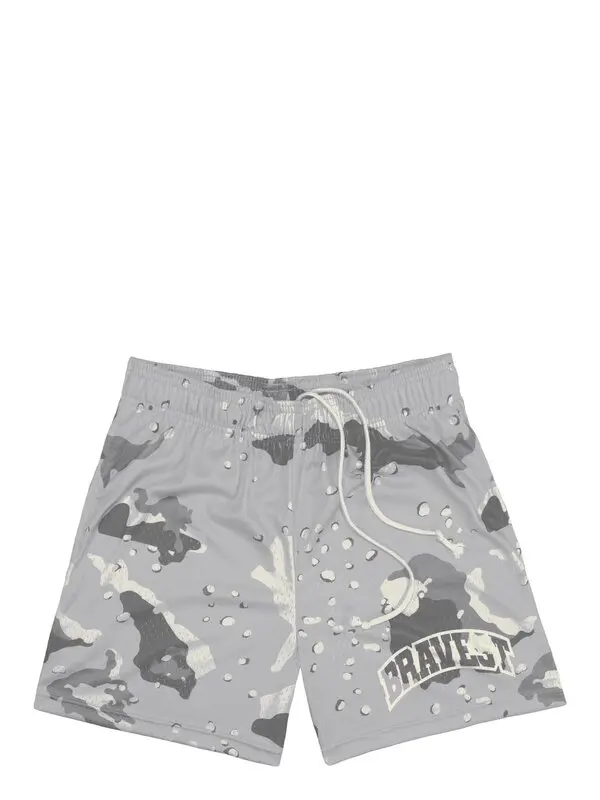 BRAVEST STUDIOS Camo Shorts - Grey