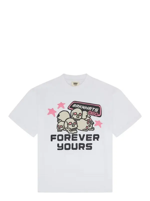 BROKEN PLANET Forever Yours T-shirt - Snow White
