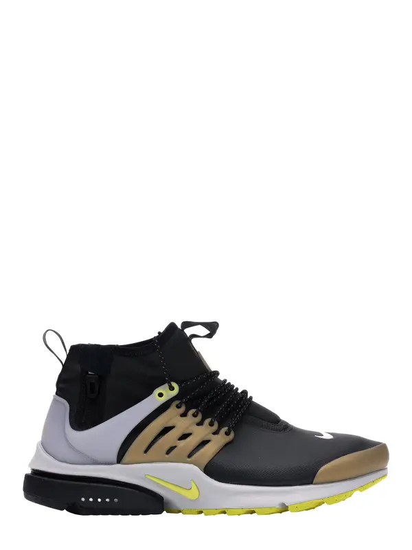 Nike Air Presto Mid Utility Sneakers - Black/yellow Streak