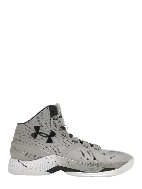 Under Armour Ua Curry 2 Rainmaker Graystorm Sneakers - Aluminum/white/stealth Grey