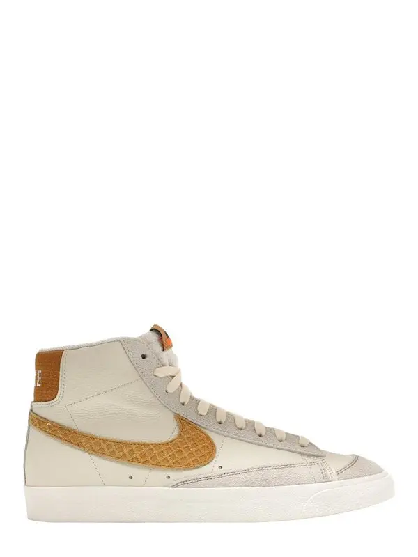 Nike Blazer Mid 77 Waffle High-top Sneakers - Coconut Milk/wheat/sail