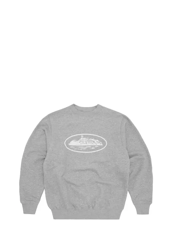 CORTEIZ Og Alcatraz Sweatshirt - Heather Grey