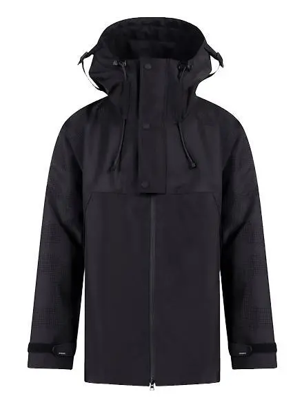 Burberry Perforated Logo Nylon Jacket - Black