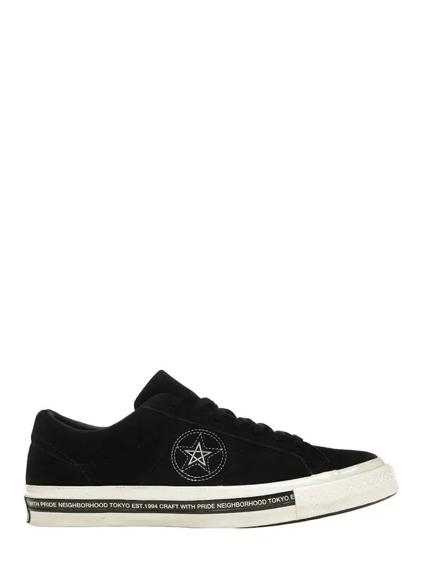 CONVERSE One Star 74 Ox Neighborhoodin Sneakers - Black/white