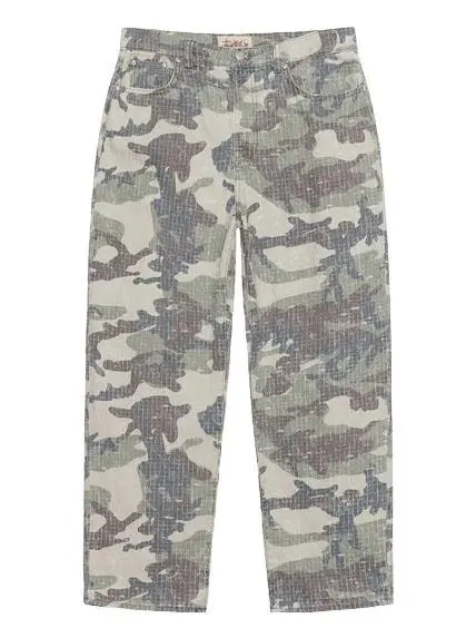 StÜssy Camo Canvas Jean - Woodland Camo