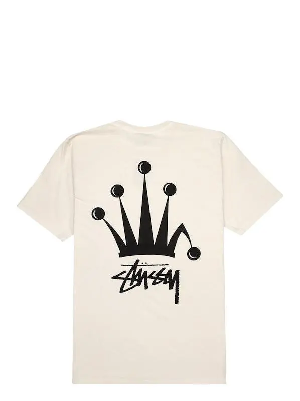 StÜssy Regal Crown Pigment Dyed T-shirt - Natural