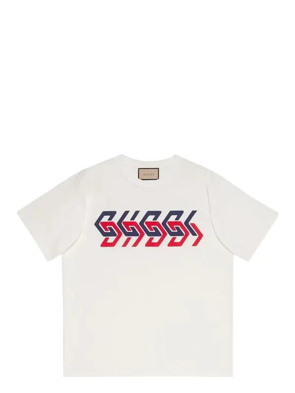 Gucci Mirror Print T-shirt - Ivory