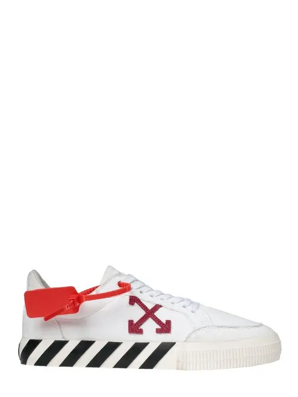 Off-White Vulc Low Canvas Sneakers - White