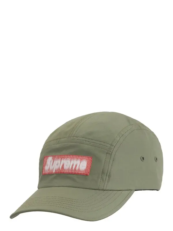 Supreme Reversed Label Camp Cap - Olive