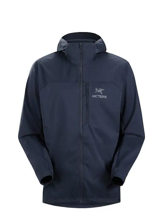 Arc'teryx Squamish Hooded Windbreaker - Black Sapphire