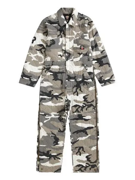 Supreme Dickies Quilted Denim Coverall - Grey Camo