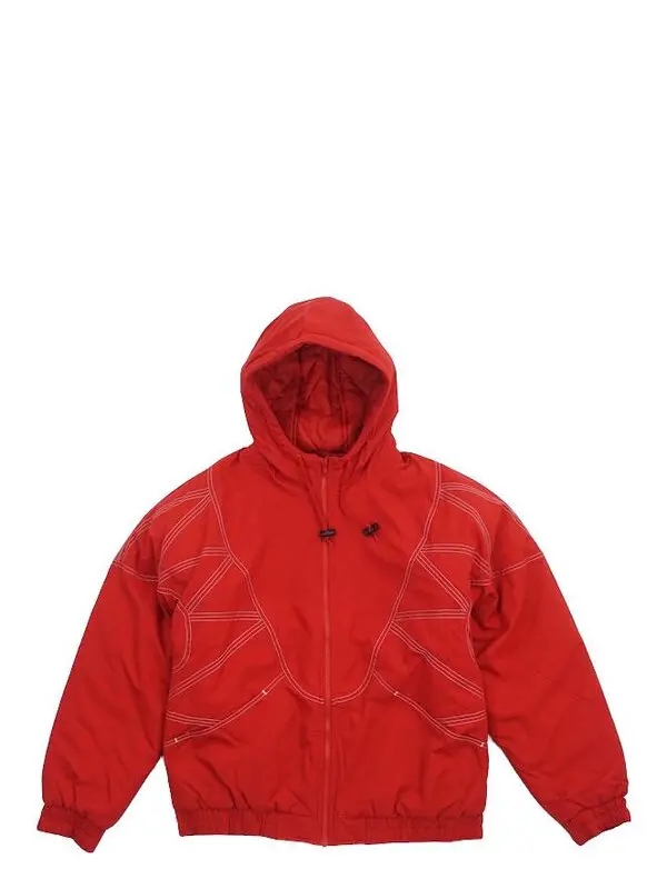 Supreme Zig Zag Stitch Puffy Jacket - Red